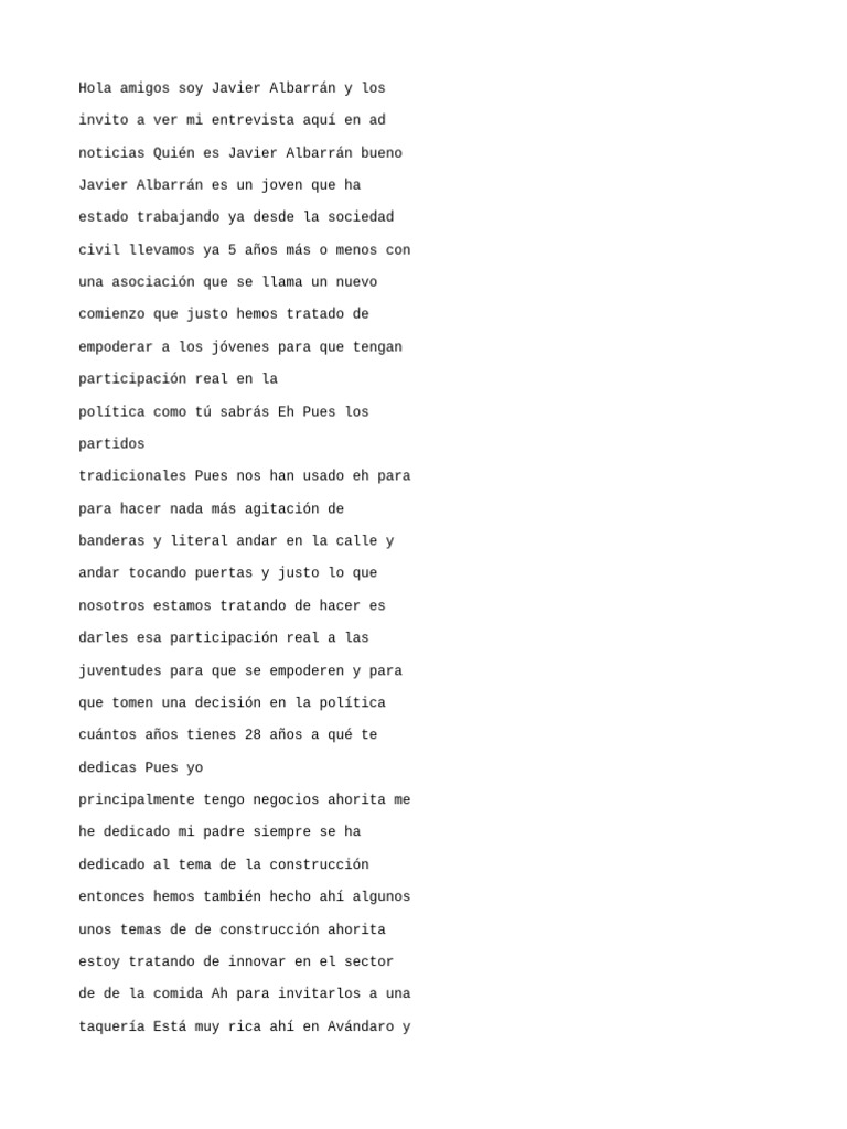 [Spanish (auto-generated)] “Conoce a tus Corcholatas”_ Javier Albarrán ...