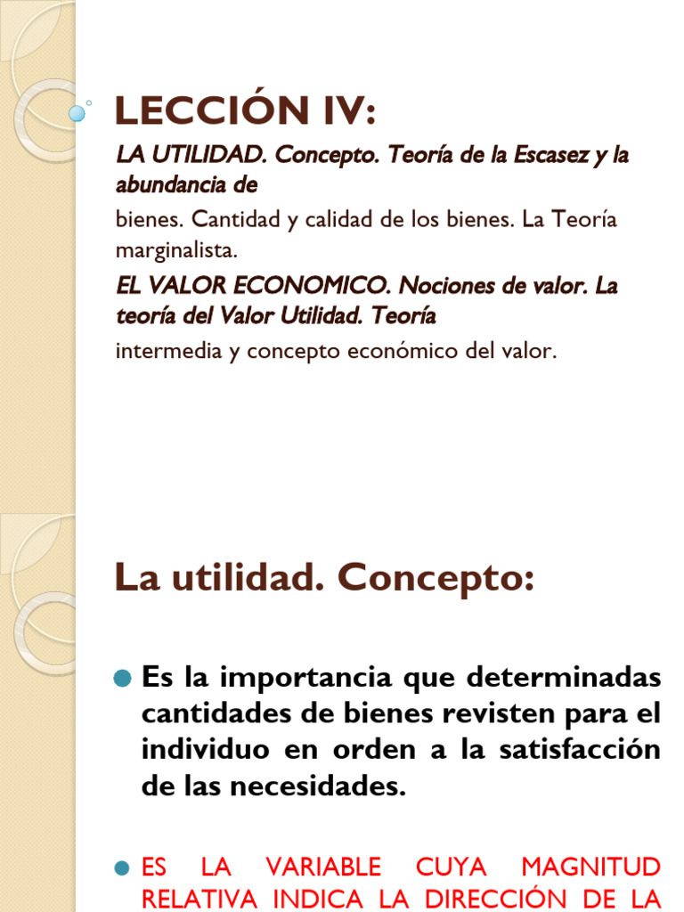 Lección - Unidad IV | PDF | Business | Bienes