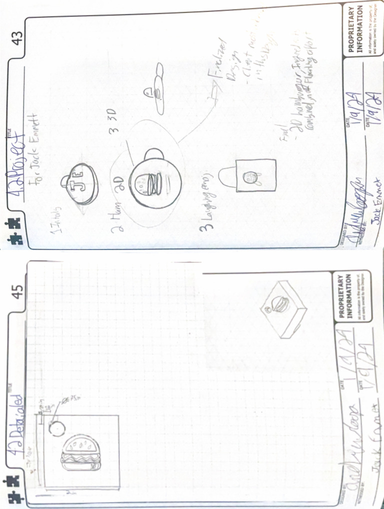 Documentation of A Burger Shaped Charm | PDF