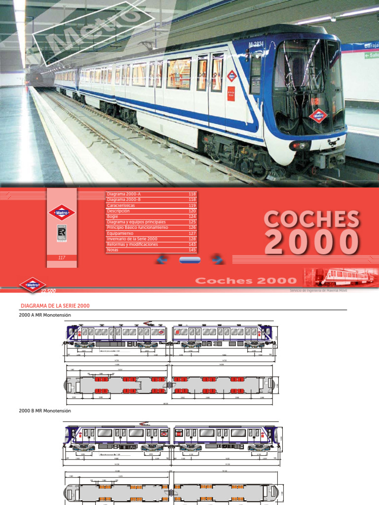 Características de la Serie 2000 del Metro | PDF