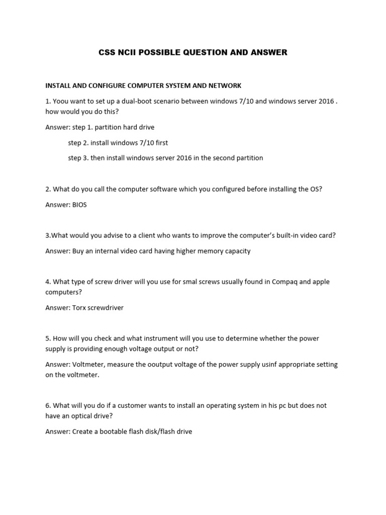 Computer System & Network Setup Guide | PDF | Computer Network | Booting