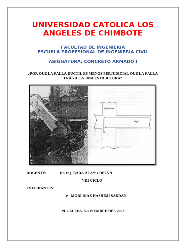 Falla Dúctil vs. Falla Frágil en Estructuras | PDF | Fractura ...