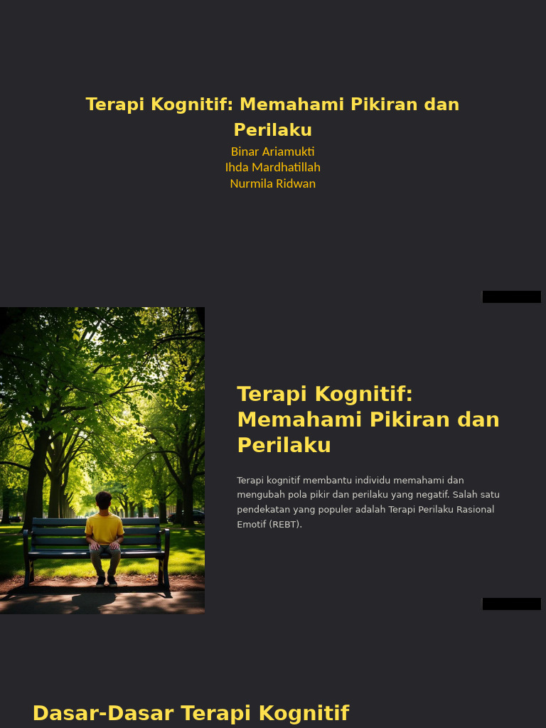 Panduan Terapi Kognitif | PDF