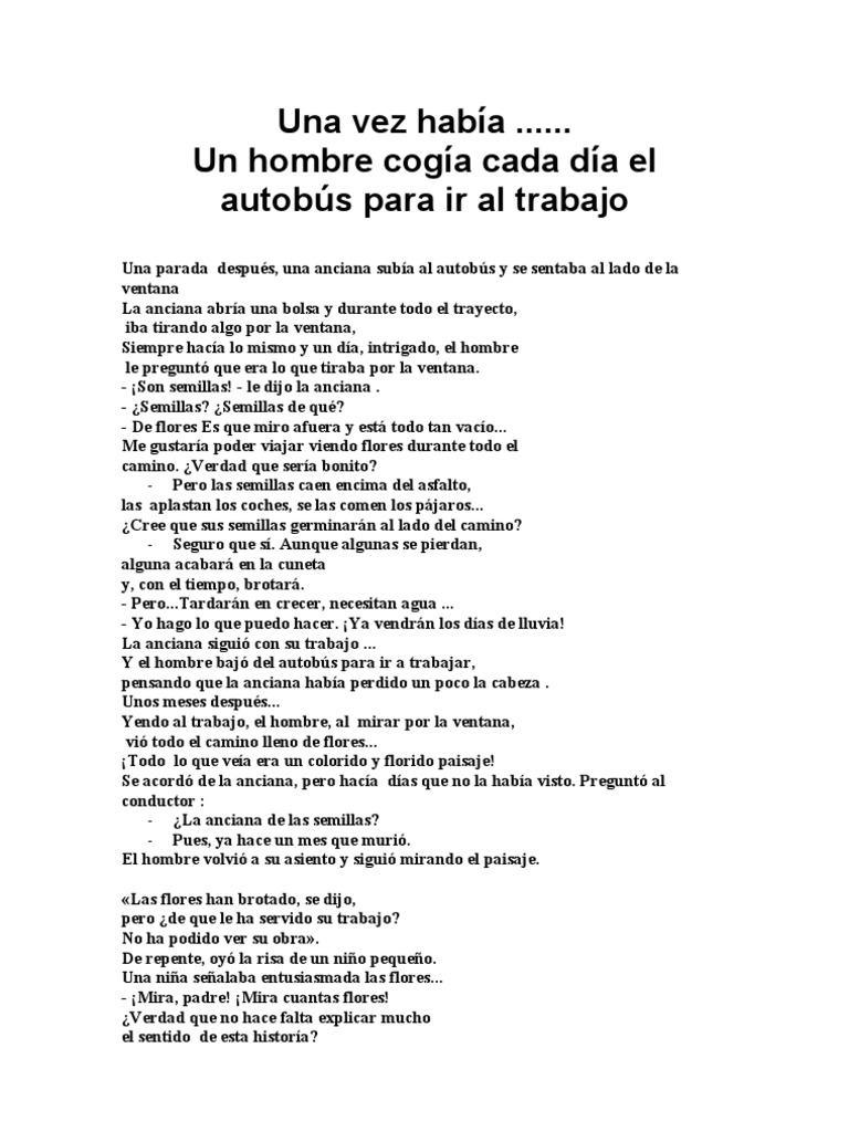 Semillas Cuento | PDF