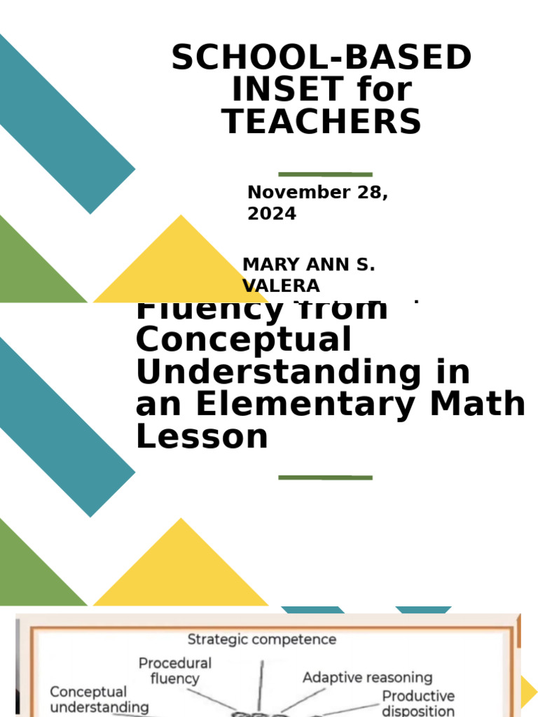 Building Procedural Fluency From Conceptual Understanding | PDF | Thought | Fluency