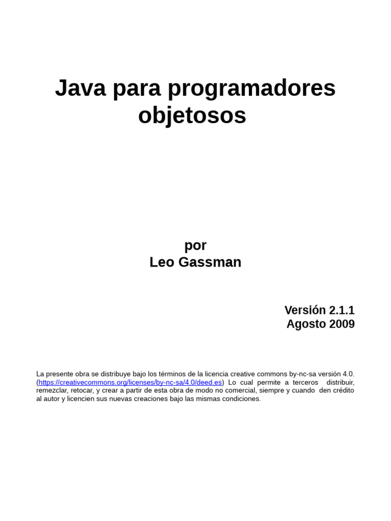 Java para Programadores Objetosos | PDF | Java (lenguaje de programación) | Herencia ...