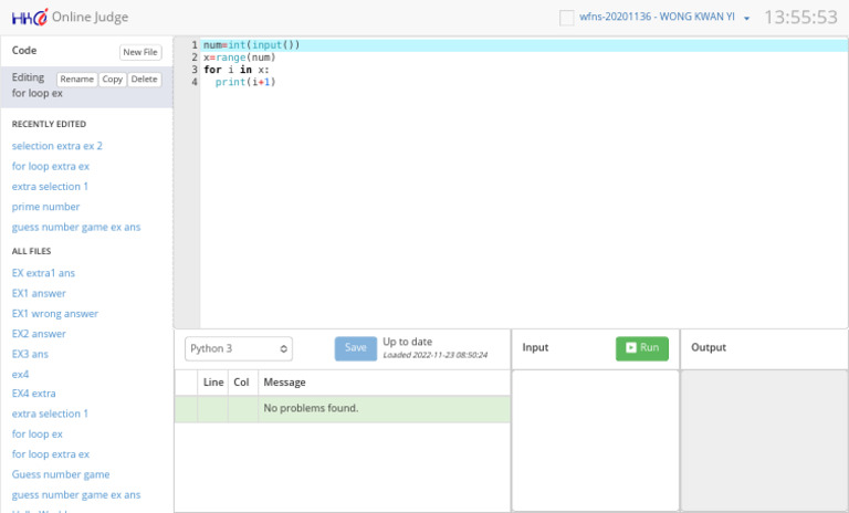 Code for Loop Ex | PDF