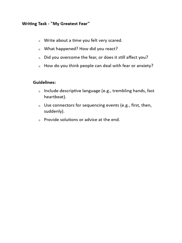 Overcoming Fear: Personal Reflections | PDF