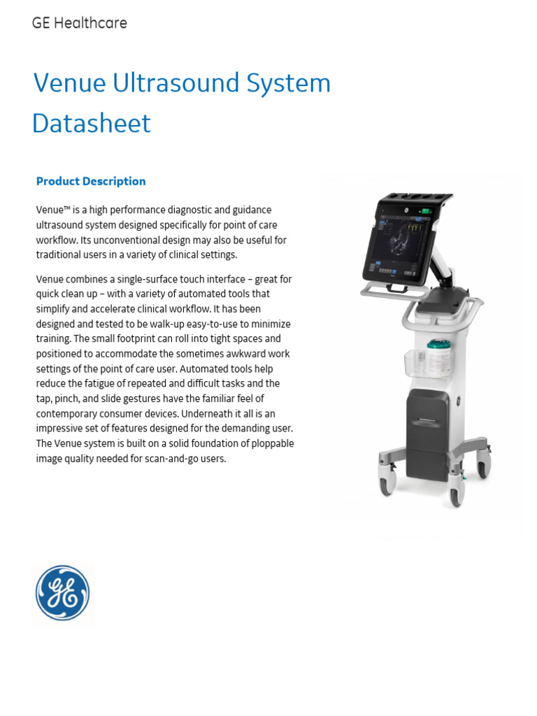 Ecografo General Electric | PDF | Medical Ultrasound