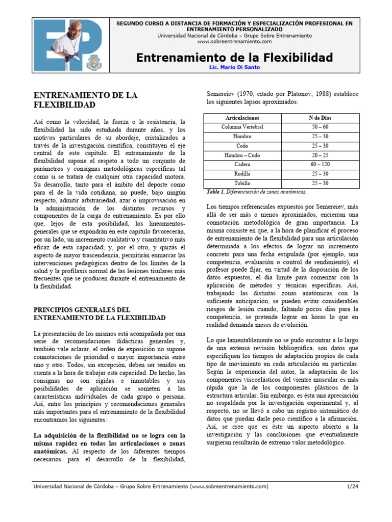 Flexibilidad | PDF | Flexibilidad (anatomía)