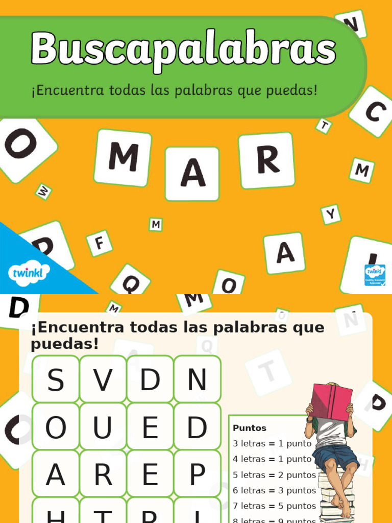 Encuentra Palabras y Suma Puntos | PDF