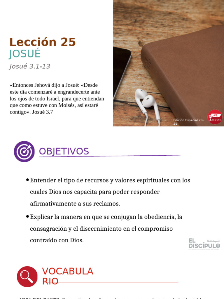 Leccion 25 | PDF | Arca de la Alianza | Joshua