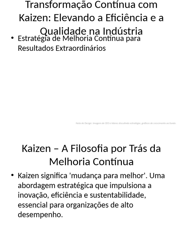 Projeto Kaizen Recriado | PDF