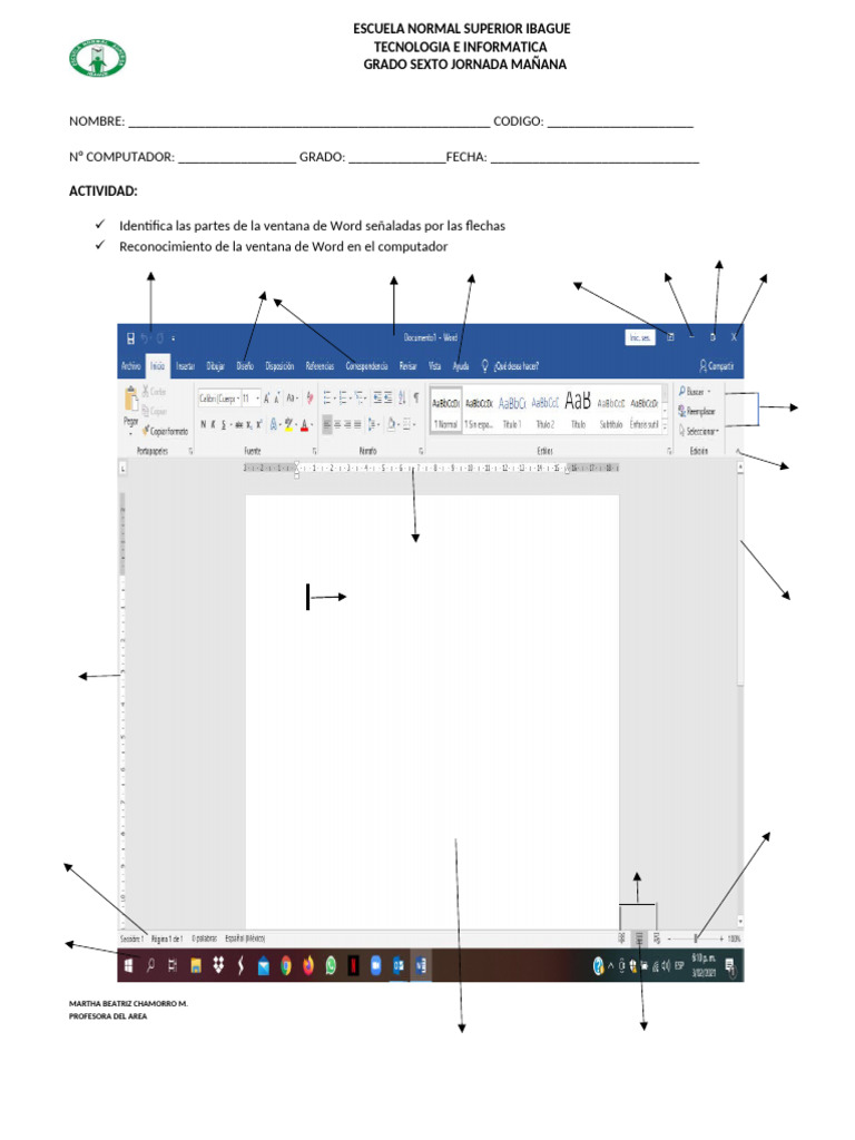 Interfaz de Word 6-2025 | PDF