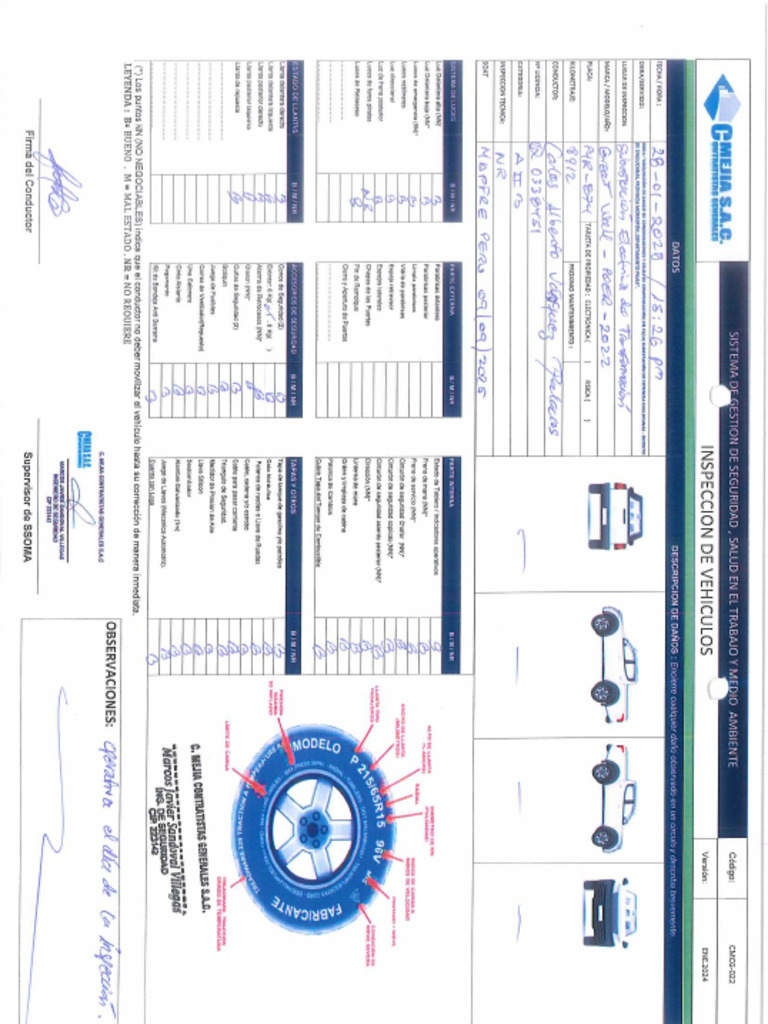 2.Insp.Veh.Enero.2025 | PDF