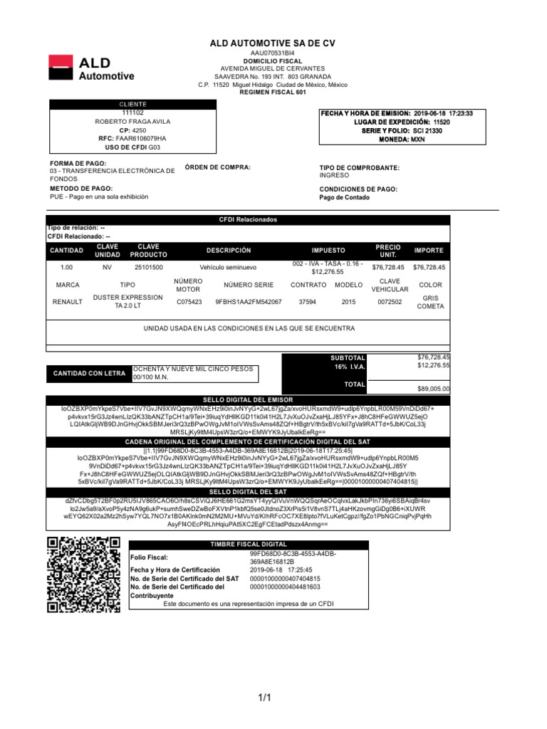 Ald Automotive | PDF | Impuestos | Pagos