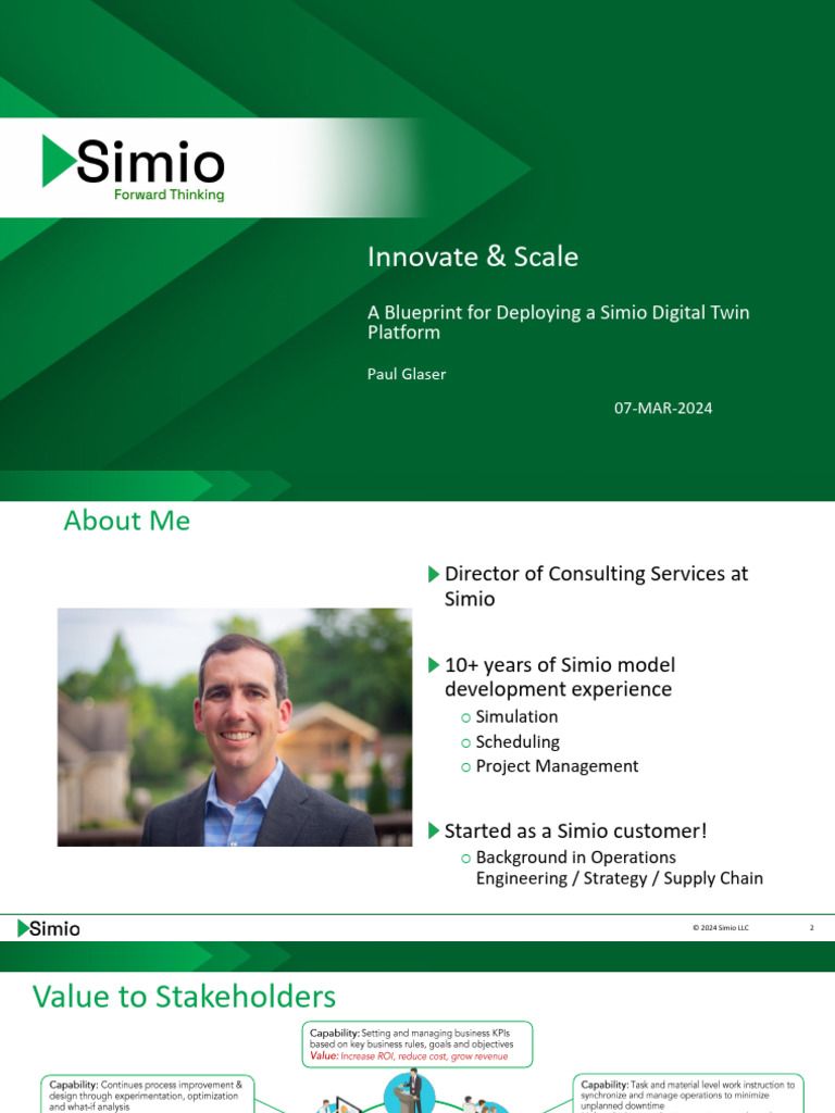 Simio Sync 2024 - Blueprint To Implement DTv3 | PDF | Agile Software ...