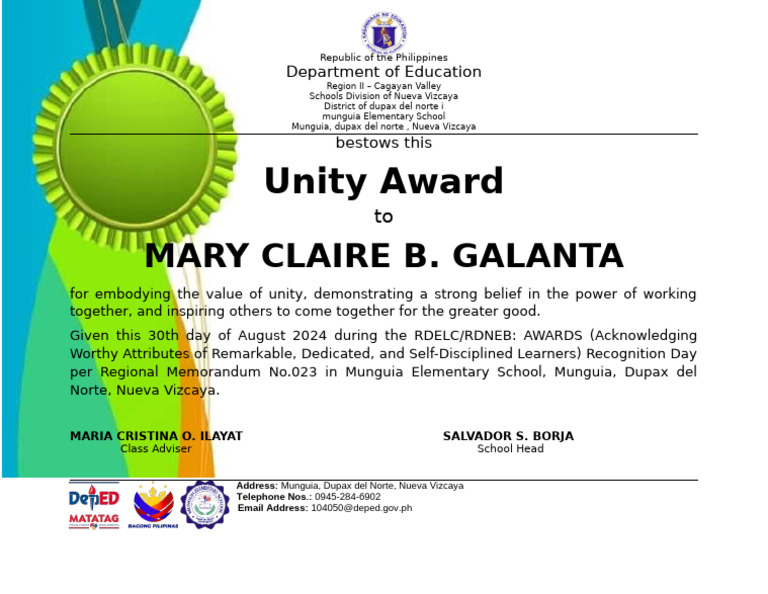 UNITY-AWARD-CERTIFICATE-EDITED | PDF