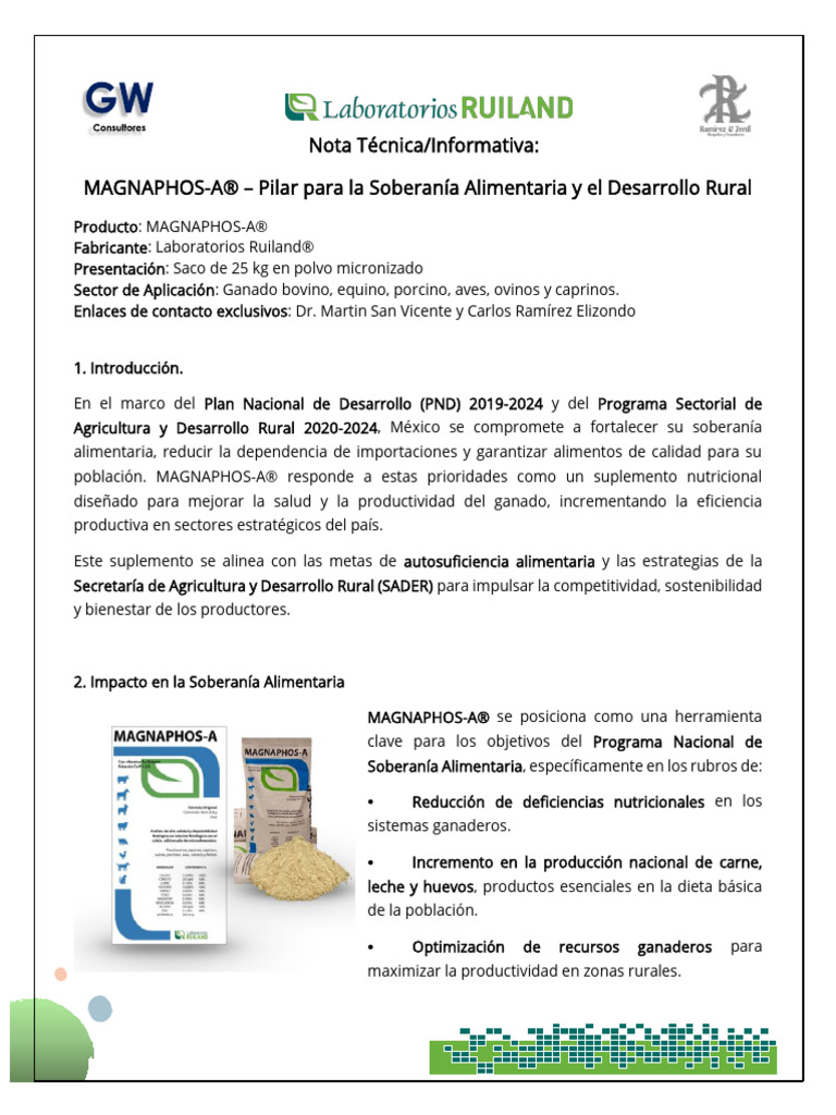 Nota Técnic1 | PDF | Alimentos | Agricultura
