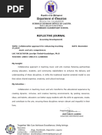 LAC Reflection Journal | PDF