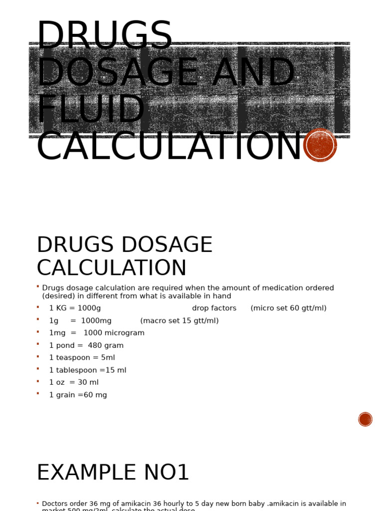 Veterinary Dosage Calculations Guide | PDF