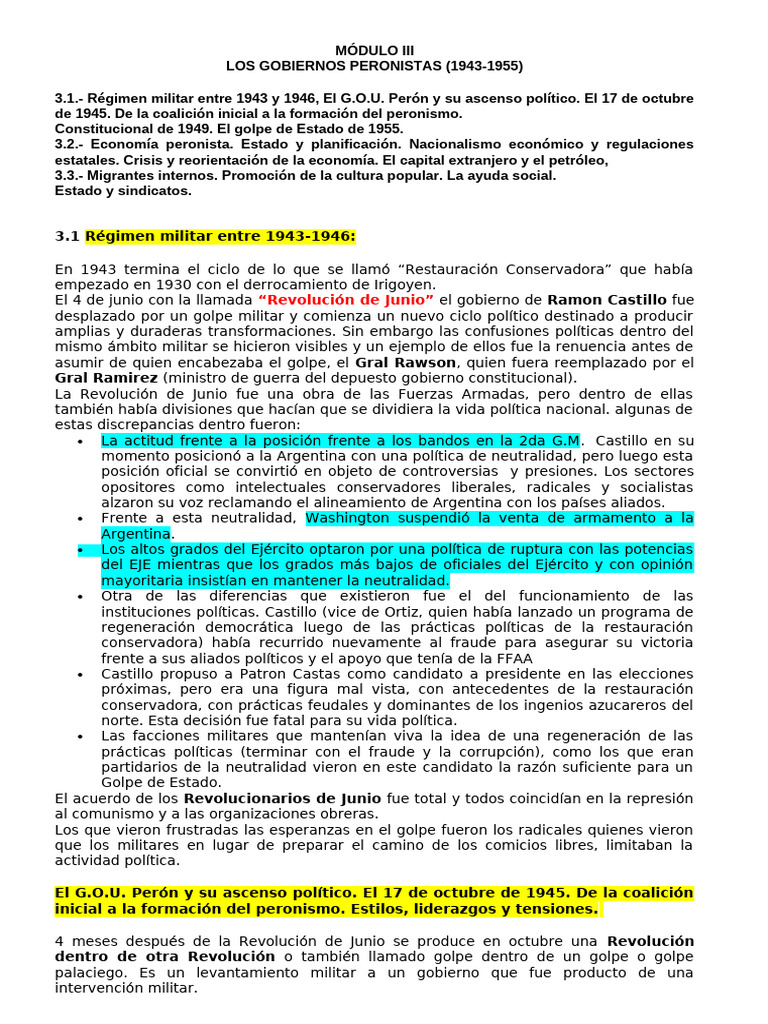 Módulo Iii | PDF | Argentina