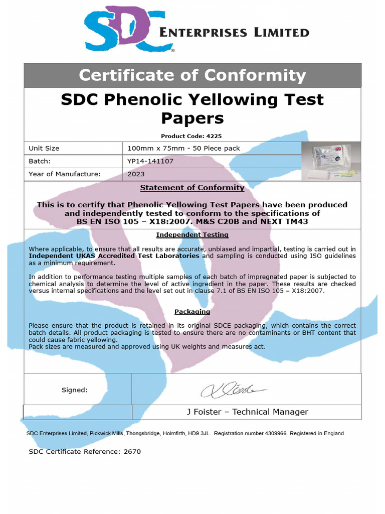 Phenolic Paper COC | PDF