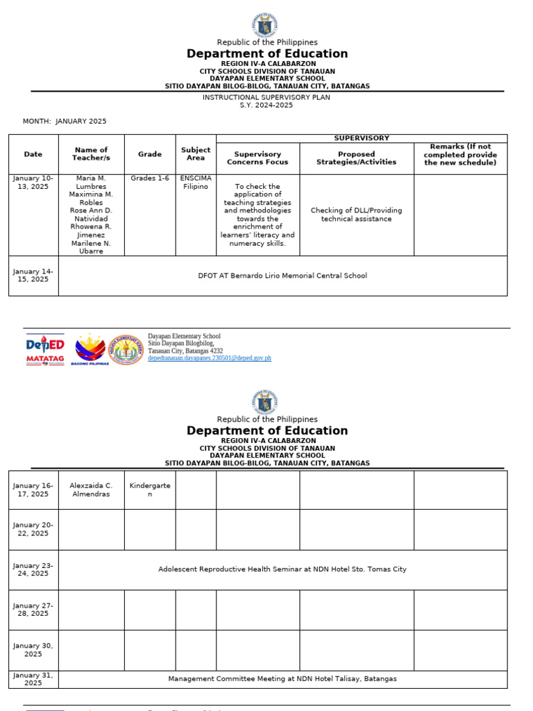 Supervisory Plan 2024-2025 | PDF | Procedural Knowledge | Intelligence