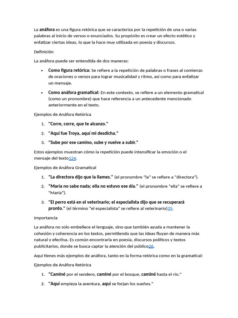 Anafora | PDF | Pronombre