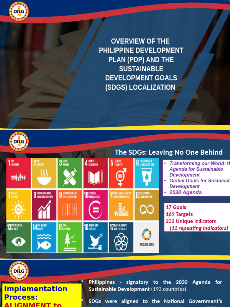 Philippine Development Plan & SDG Alignment | PDF | Matrix (Mathematics) | Economies