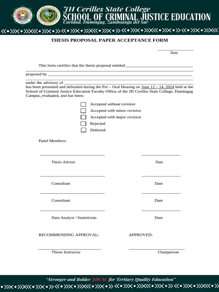 THESIS-PROPOSAL-PAPER-ACCEPTANCE-FORM | PDF