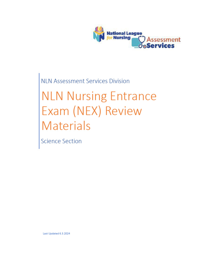 NLN NEX Exam Science Review Guide | PDF | Dominance (Genetics) | Dna