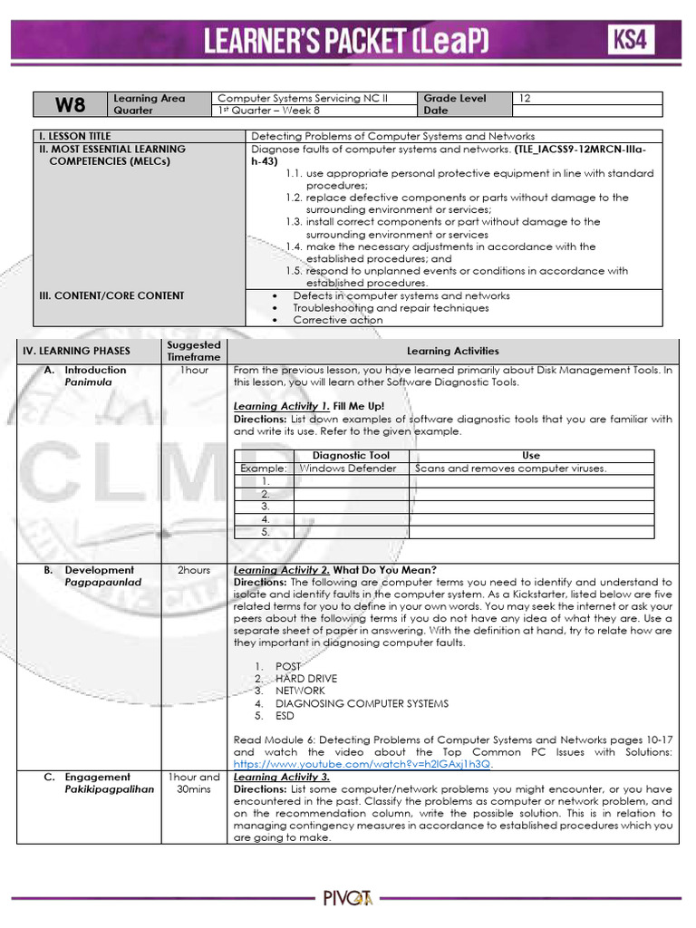 TLE-ICT-CY12-W8 | PDF | Bios | Booting