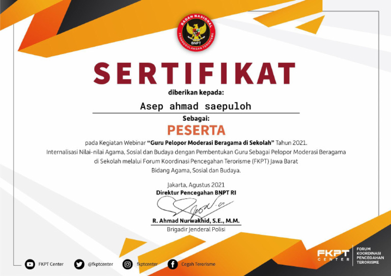 SERTIFIKAT Asep Ahmad Saepuloh-2 | PDF