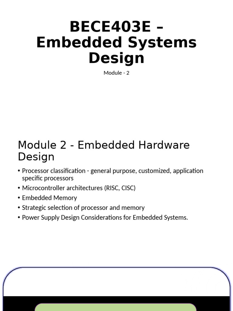 Embedded Systems Hardware Design Guide | PDF | Random Access Memory ...