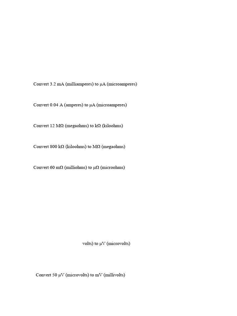 Assignment - Basic Electricity | PDF