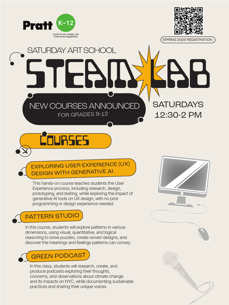 STEAM Lab Classes Spr25 | PDF