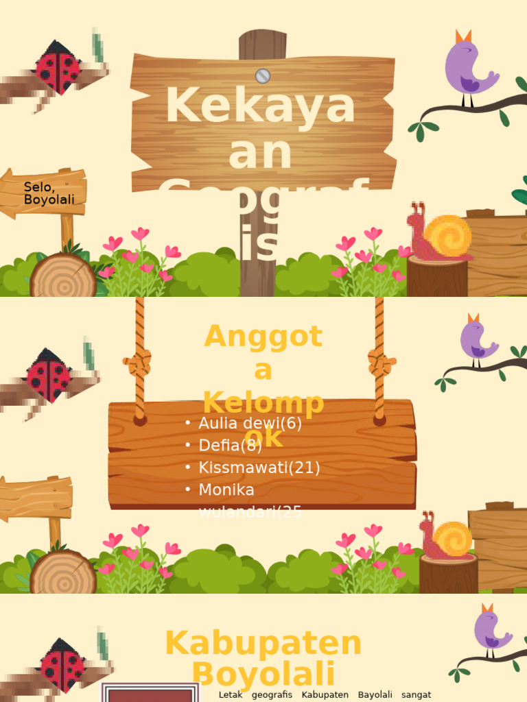 Warna Warni Imut Ilustrasi Taman Bunga Tugas Kelompok Presentasi - 20241028 - 143325 - 0000 | PDF