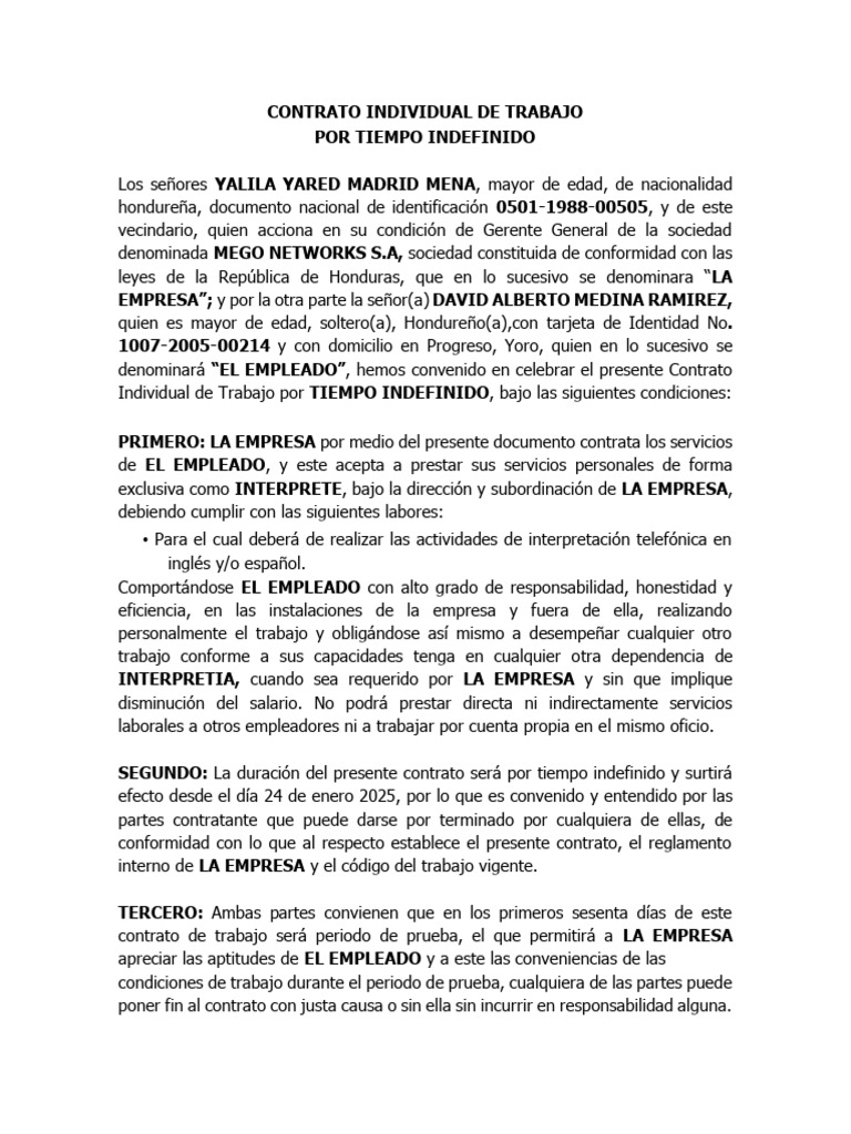 David Alberto Medina Ramirez | PDF | Business | Propiedad