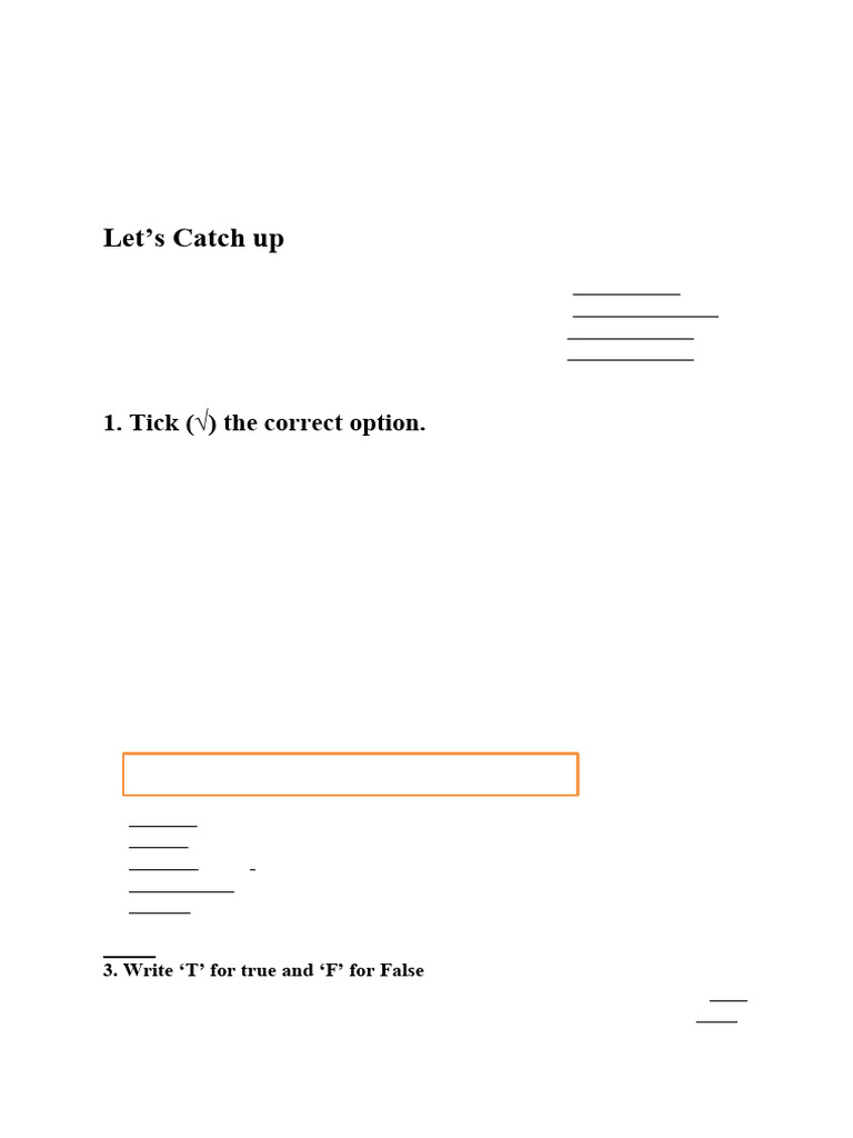 Computer - Ch-3 Class Work (III) | PDF