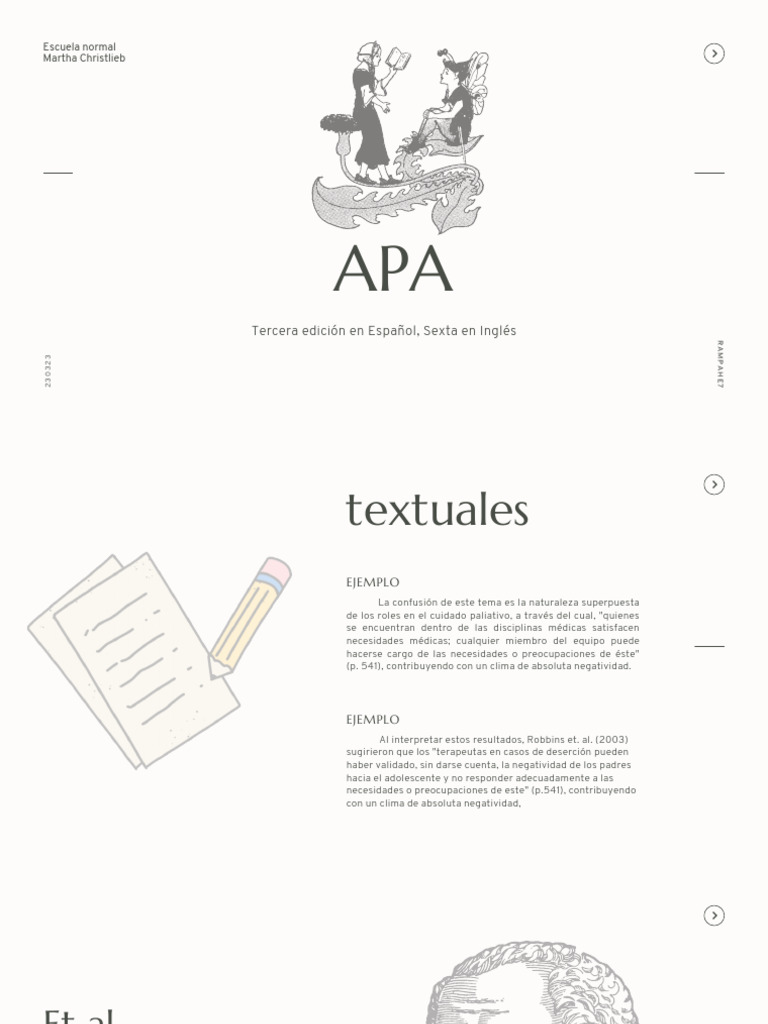Uso de "Et al." en Normas APA | PDF