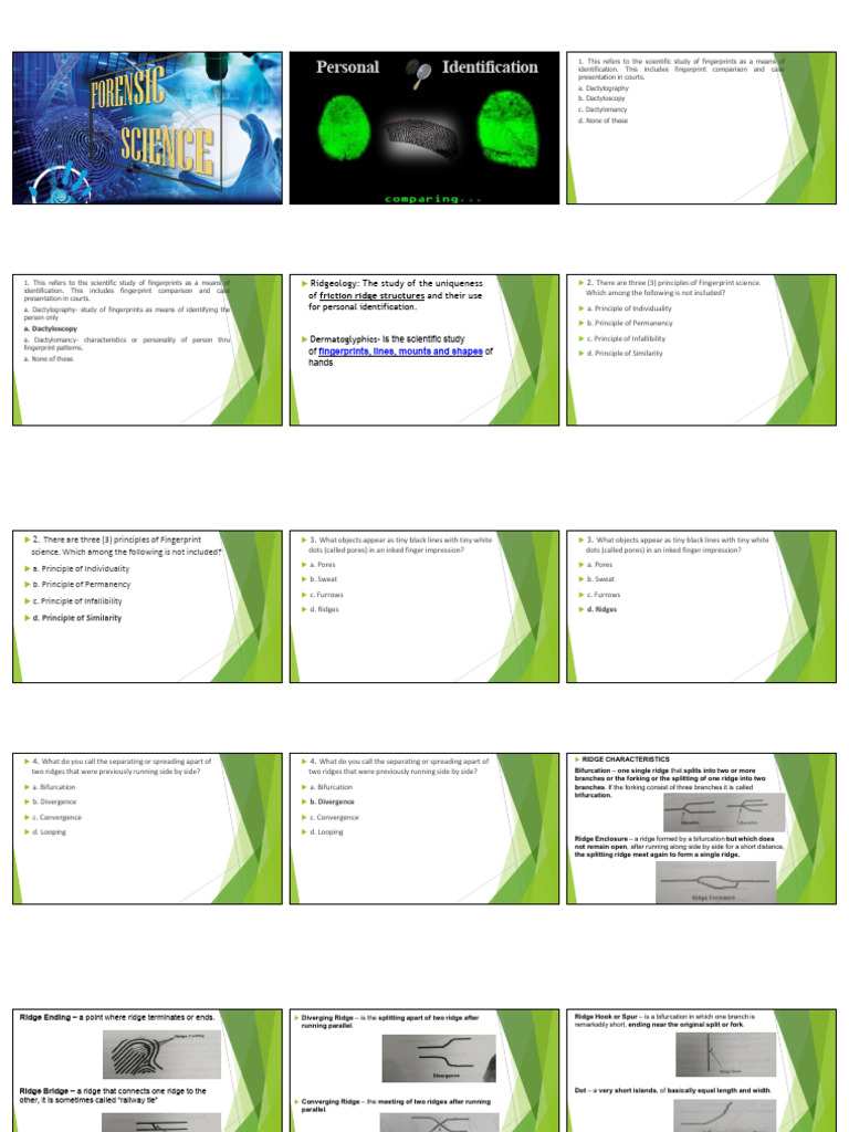 Forensic Review | PDF | Fingerprint