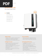 Solis 50kW Hybrid Inverter Datasheet | PDF | Electrical Grid | Power ...