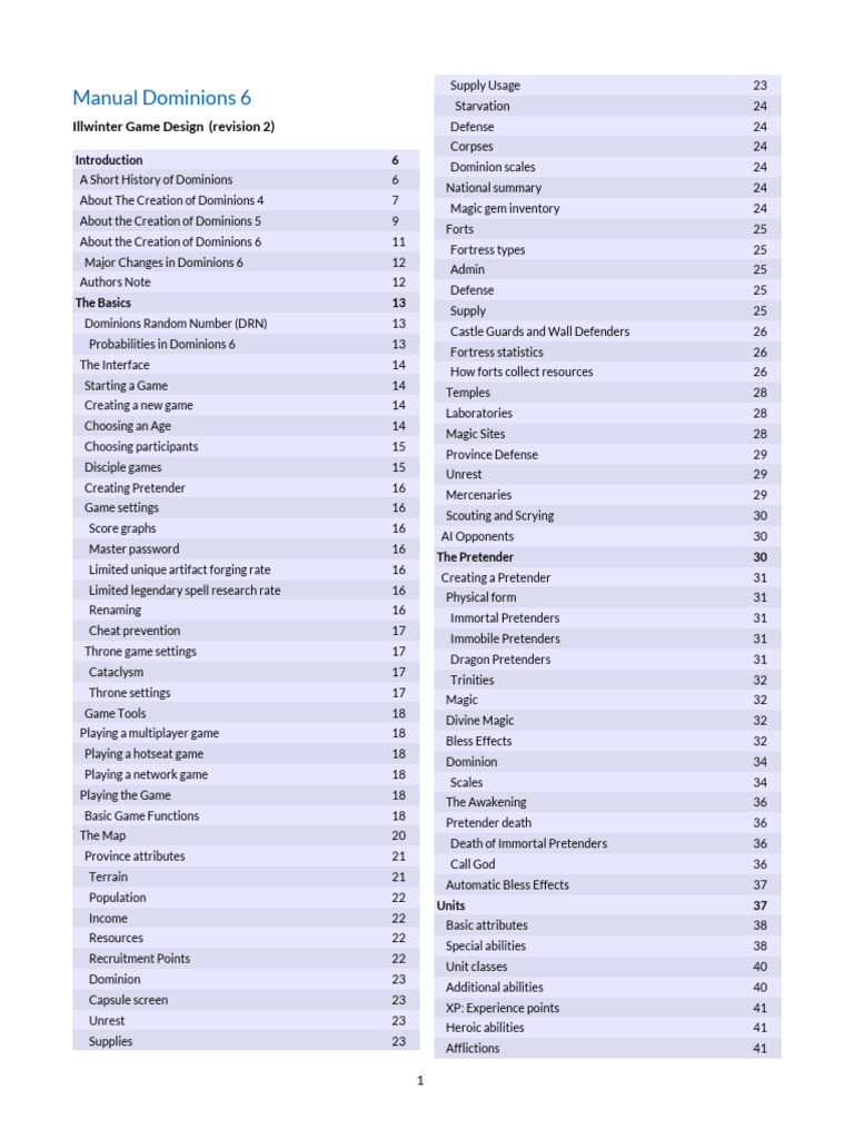 Dom 6 Manual Rev2 | PDF