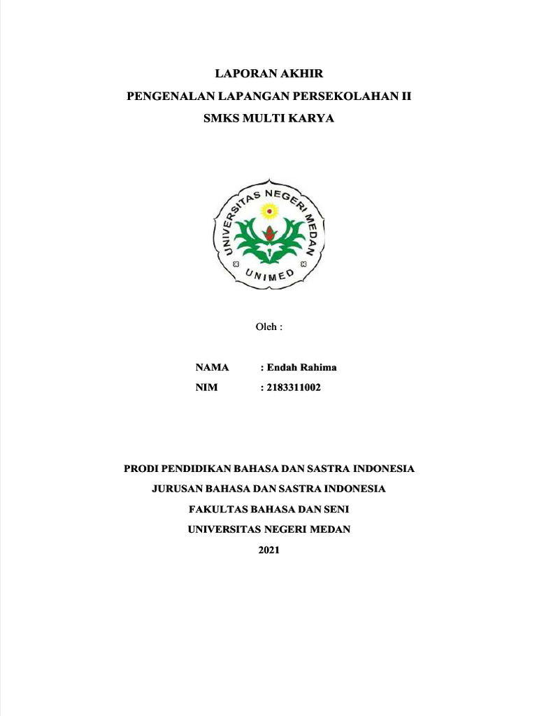 PDF Endah Laporan PLP 2 Compress | PDF