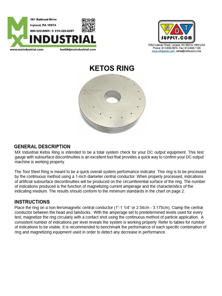 MX Industrial Ketos Ring | PDF | Electrical Conductor | Electric Current