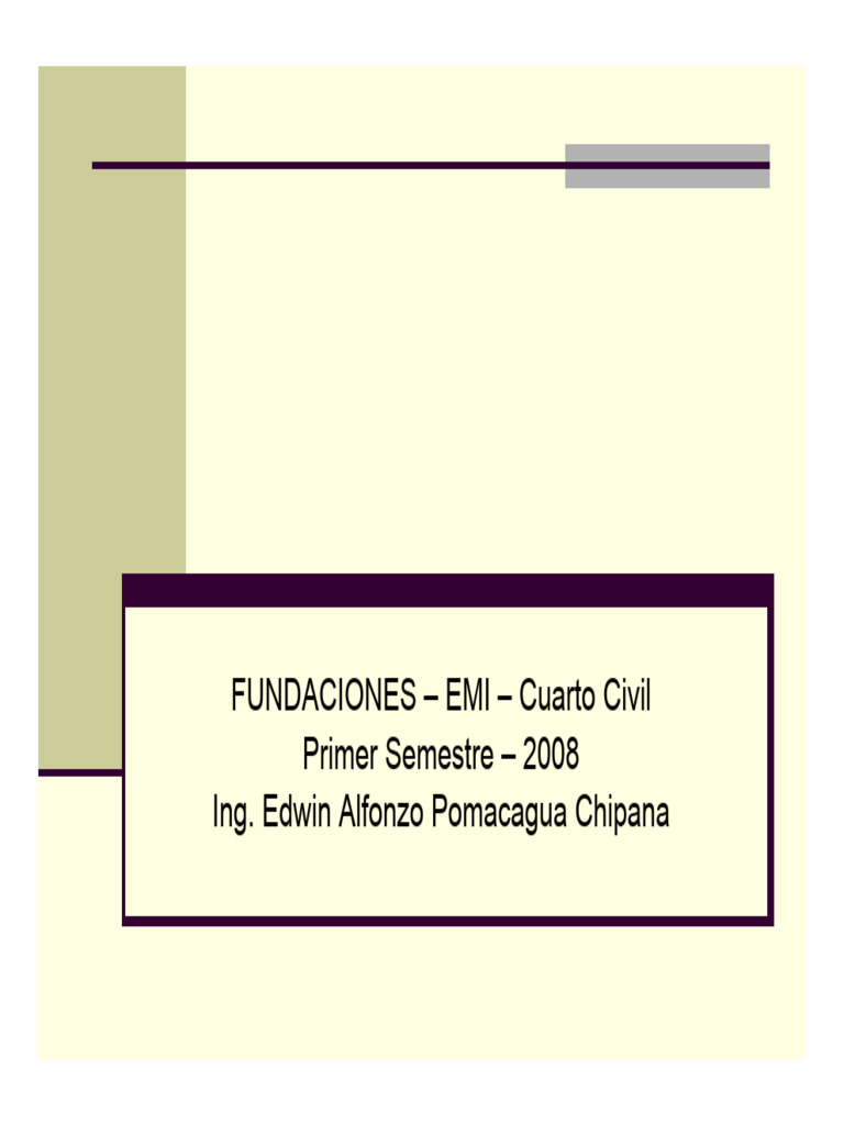 6 Cimentaciones Por Pilotes (Aspectos Geotecnicos) - 1 | PDF ...