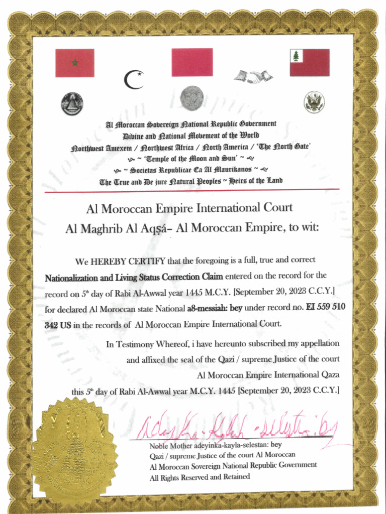02 A8 Messiah Bey Status Correction | PDF