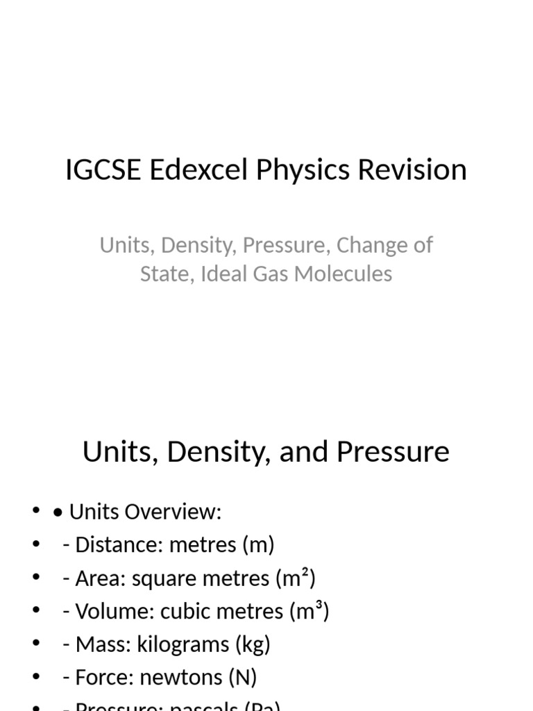 IGCSE_Edexcel_Physics_Revision | PDF