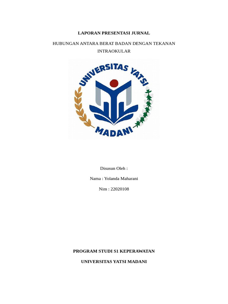 Laporan Presentasi Jurnal Yolanda | PDF